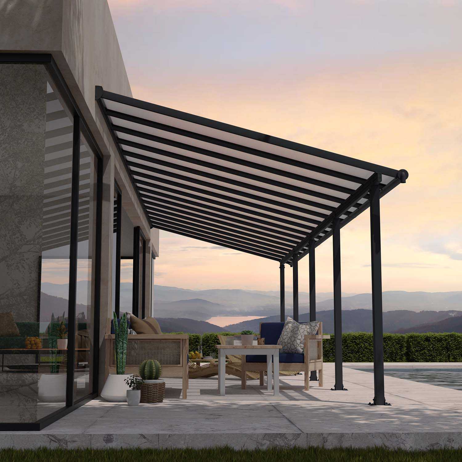 Pergola Alu Polycarbonate