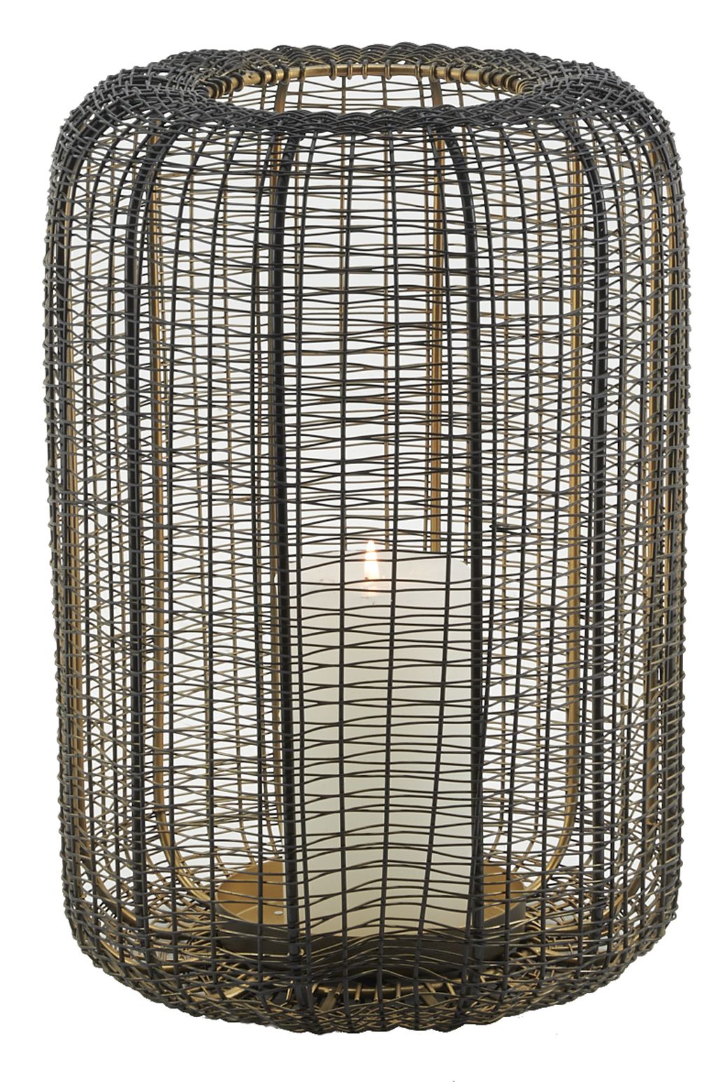 Photophore en fil de métal (moyen modèle)