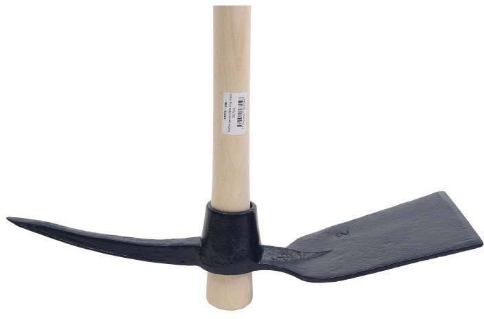 Pioche cantonnière 2 manches en bois 90 cm