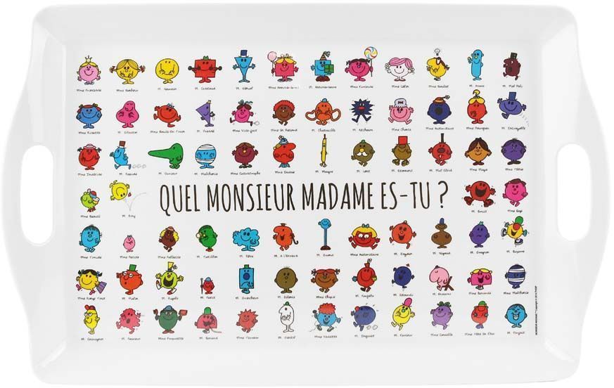 Plateau monsieur madame 50 cm