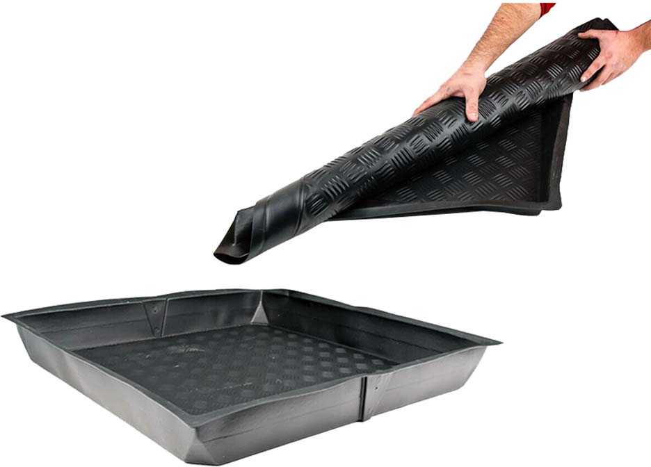 Plateau flexible en pvc 100 x 100 x 12 cm