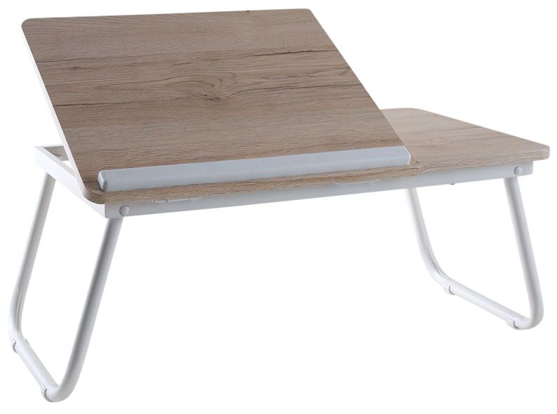 Plateau de lit pour ordinateur (blanc)