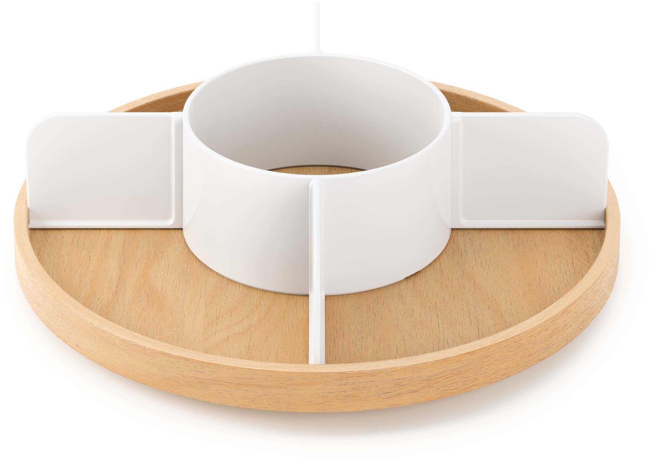 Plateau tournant avec compartiments bellwood