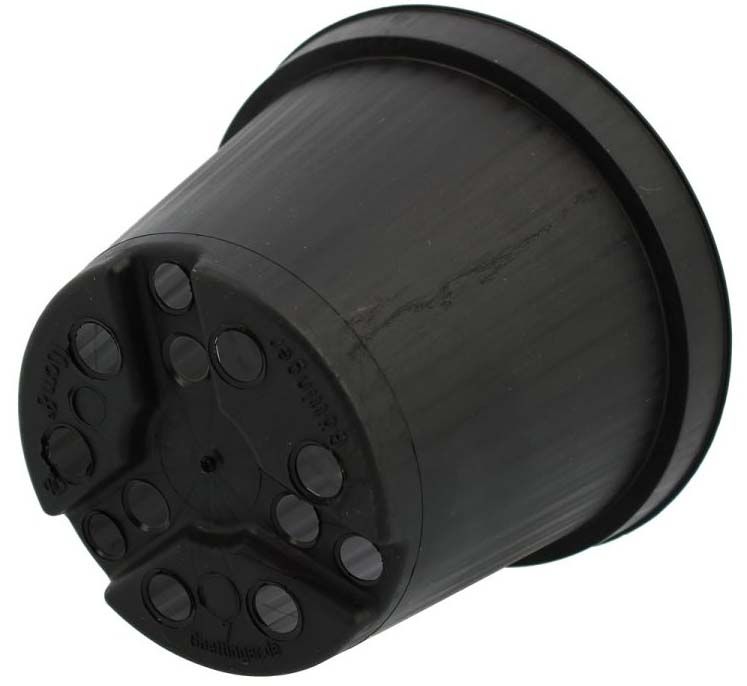 Pot de plantation rond noir 10 cm de diamètre (lot de 30)