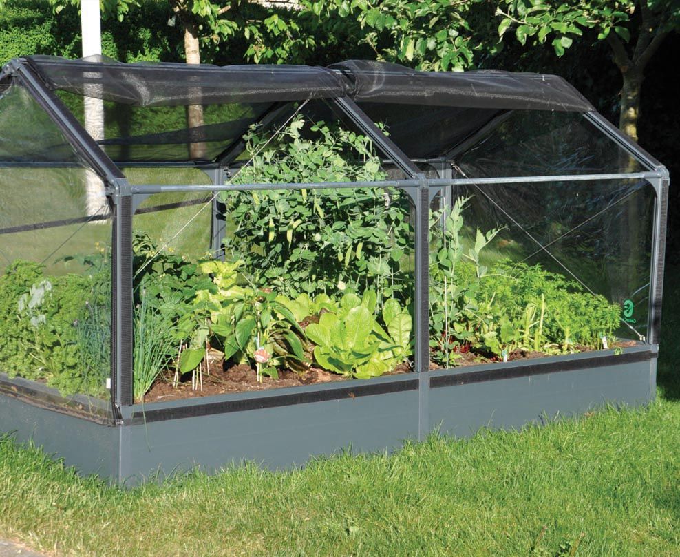 Potager pvc avec serre et protection veg (longueur 240 cm)