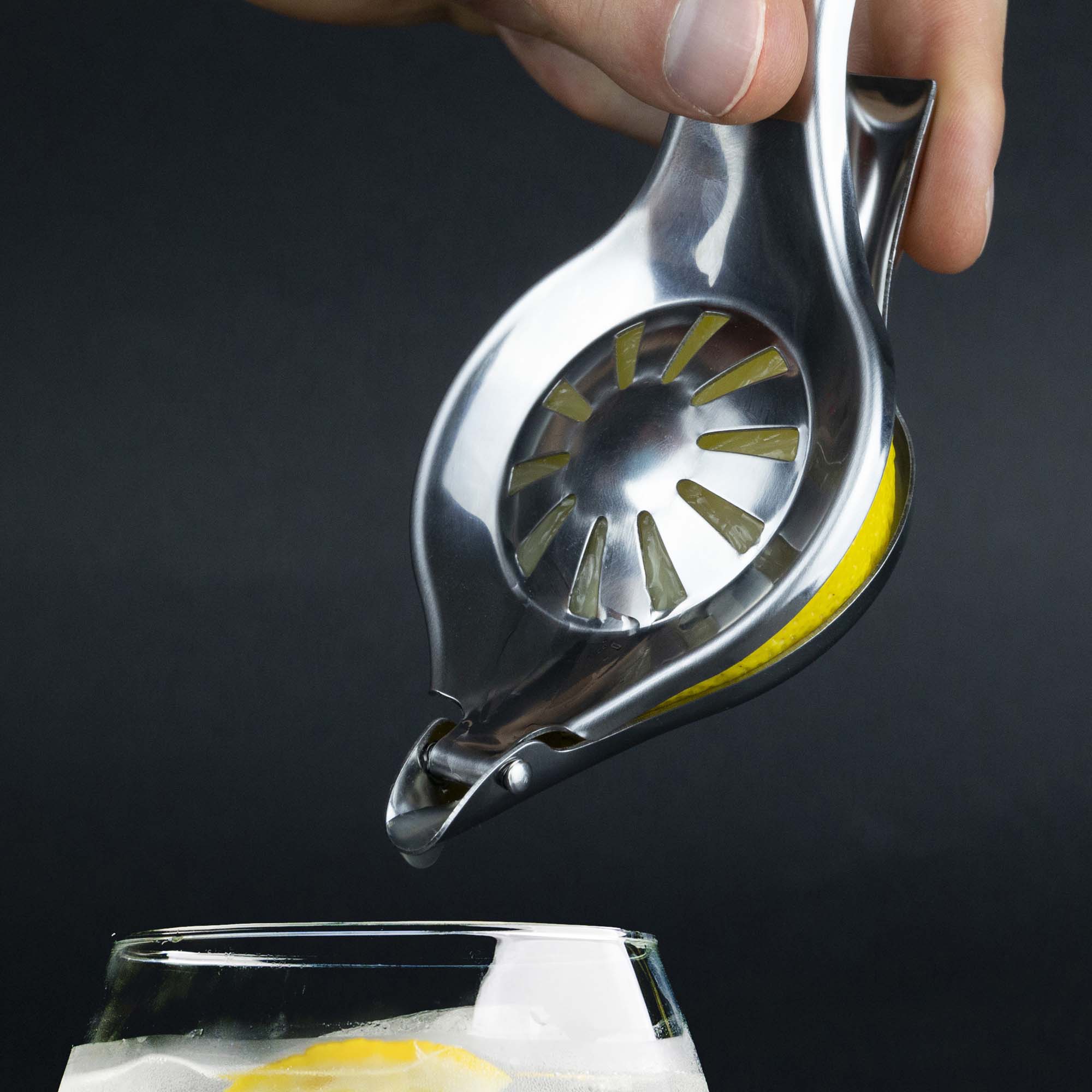 Presse citron en inox 12 cm