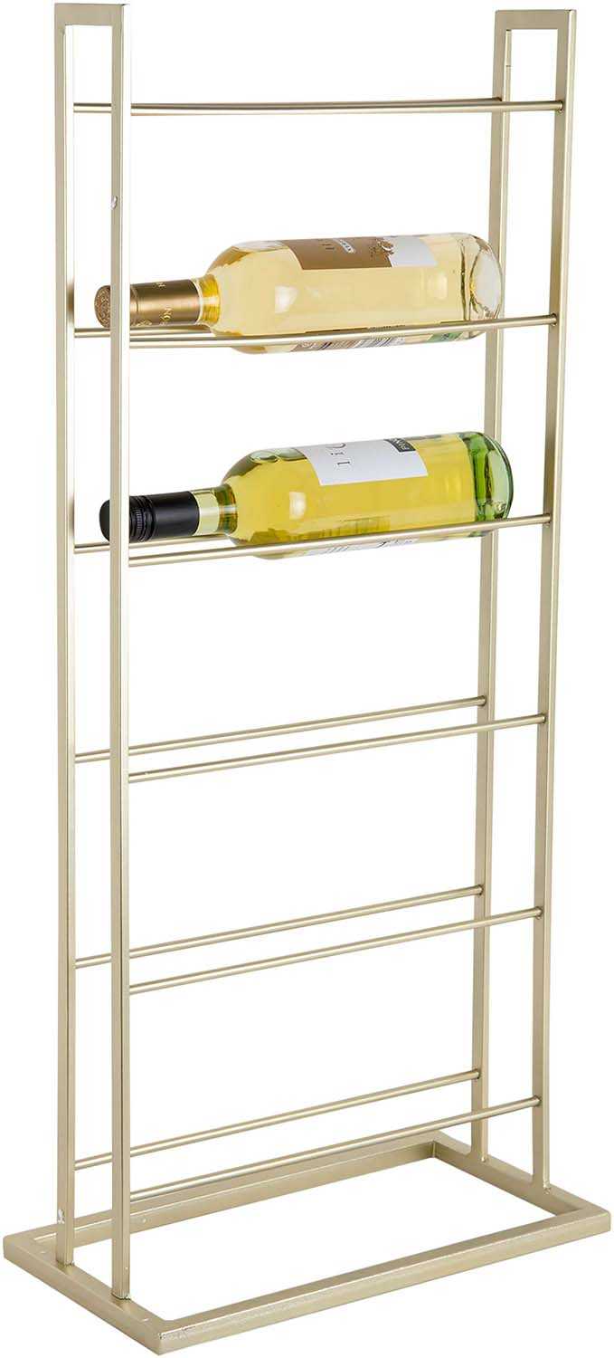 Range bouteilles à poser single floor (doré)