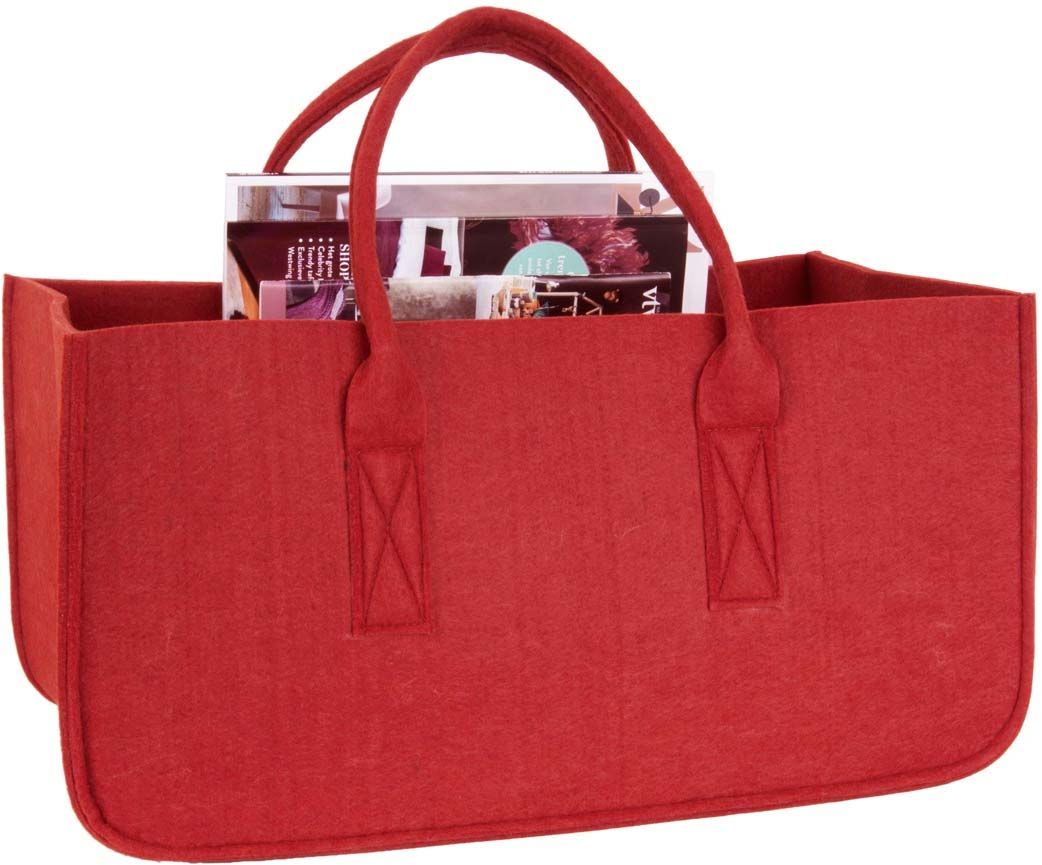 Range magazine en feutre mellow (rouge)