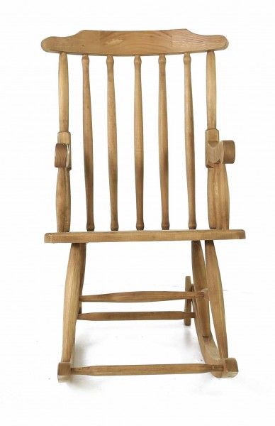 Rocking-chair en pin massif (miel) Rocking-chair en pin massif (miel)