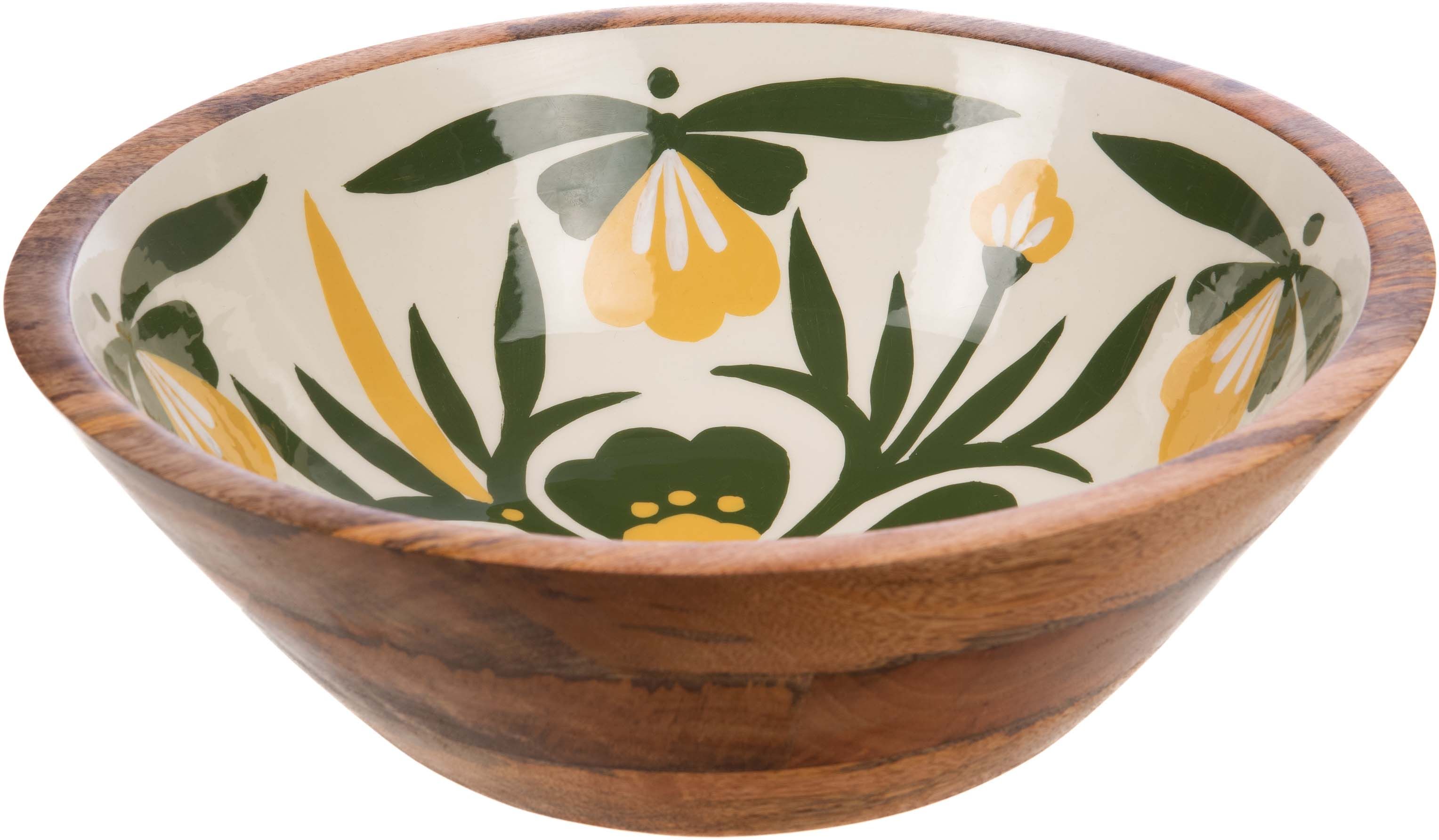 Saladier en bois de manguier 35 cm sofia