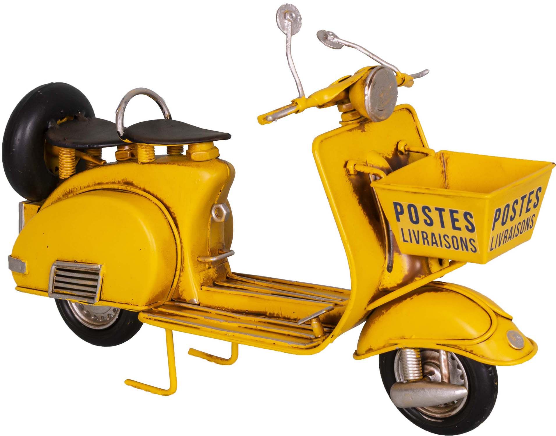 Scooter décoratif en métal livraisons