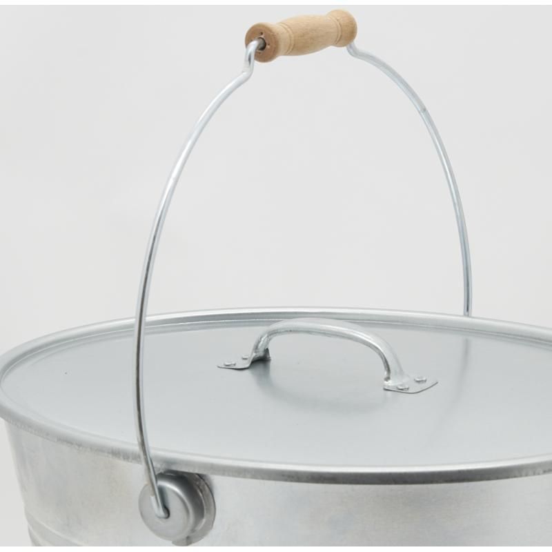 Composteur en métal galvanisé (ovale 17 litres )