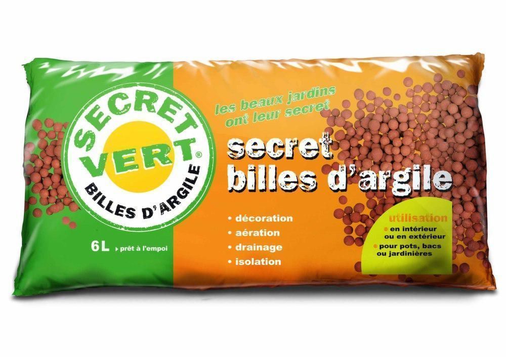 Sac billes d'argile 6 L - Jardindeco