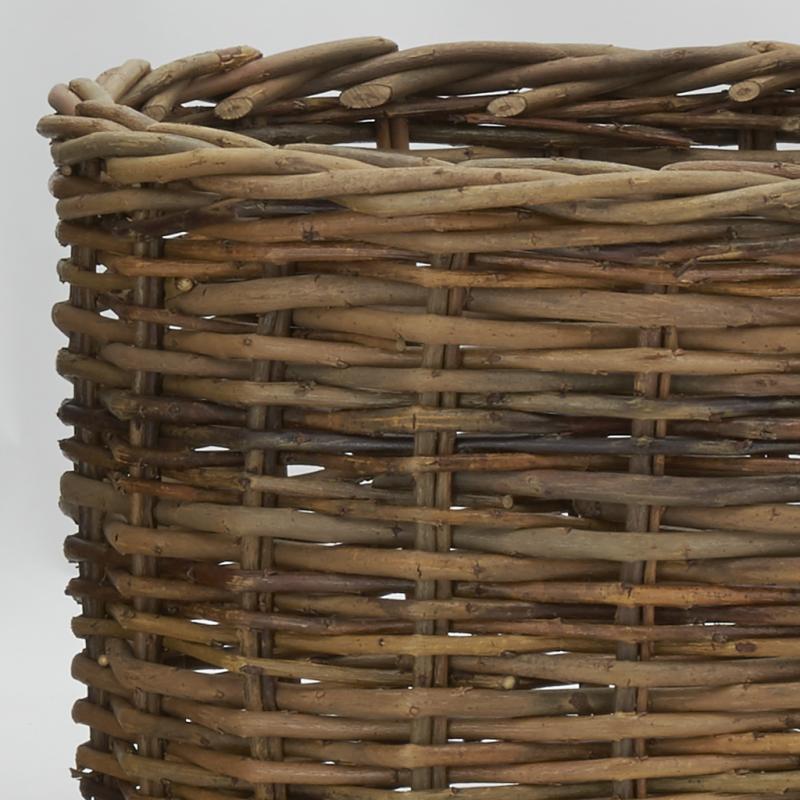 Cache-pots en osier brut (lot de 3)