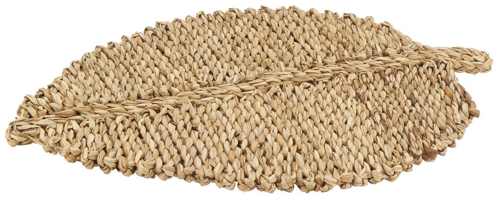 Sets de table en jonc de mer- feuilles (lot de4)