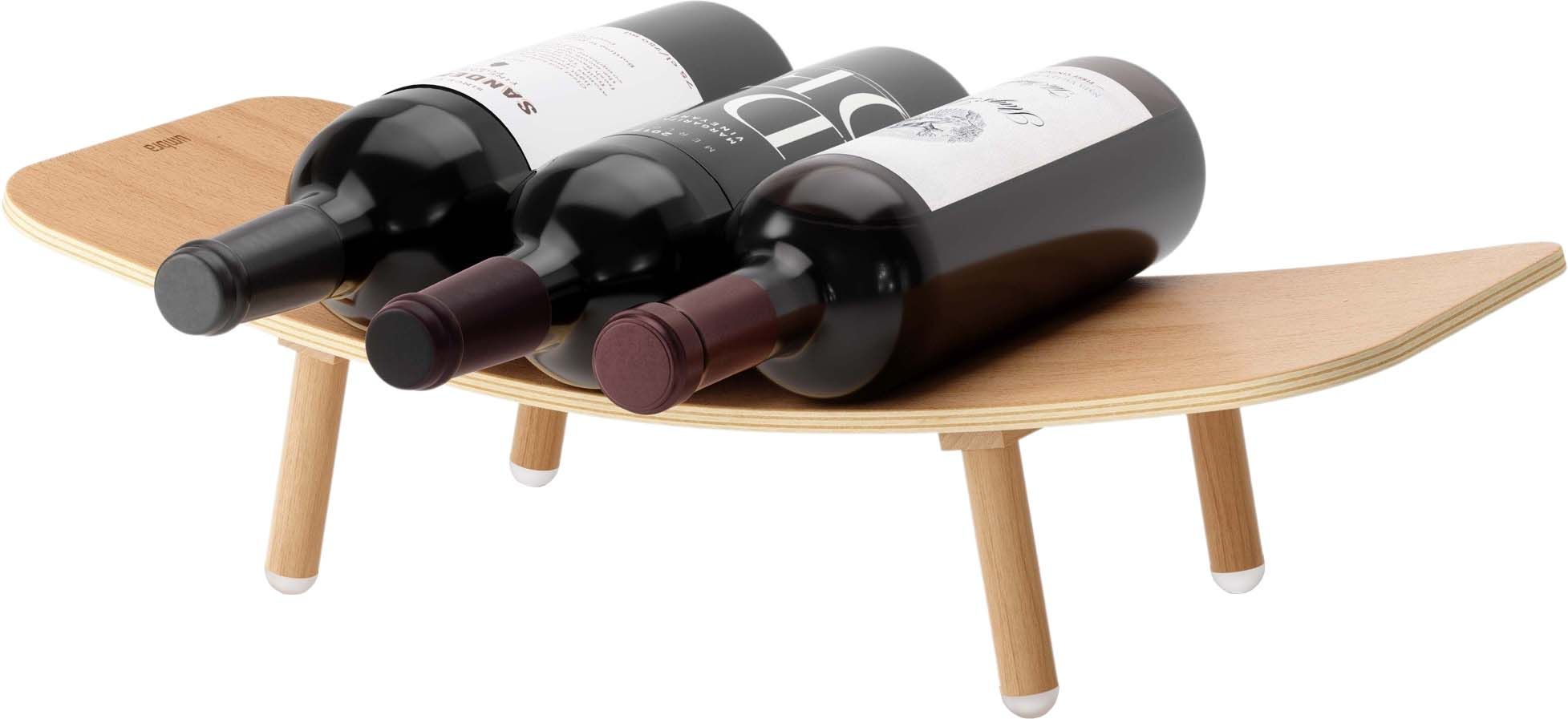 Support de bouteille en bois 5 bouteilles vinola
