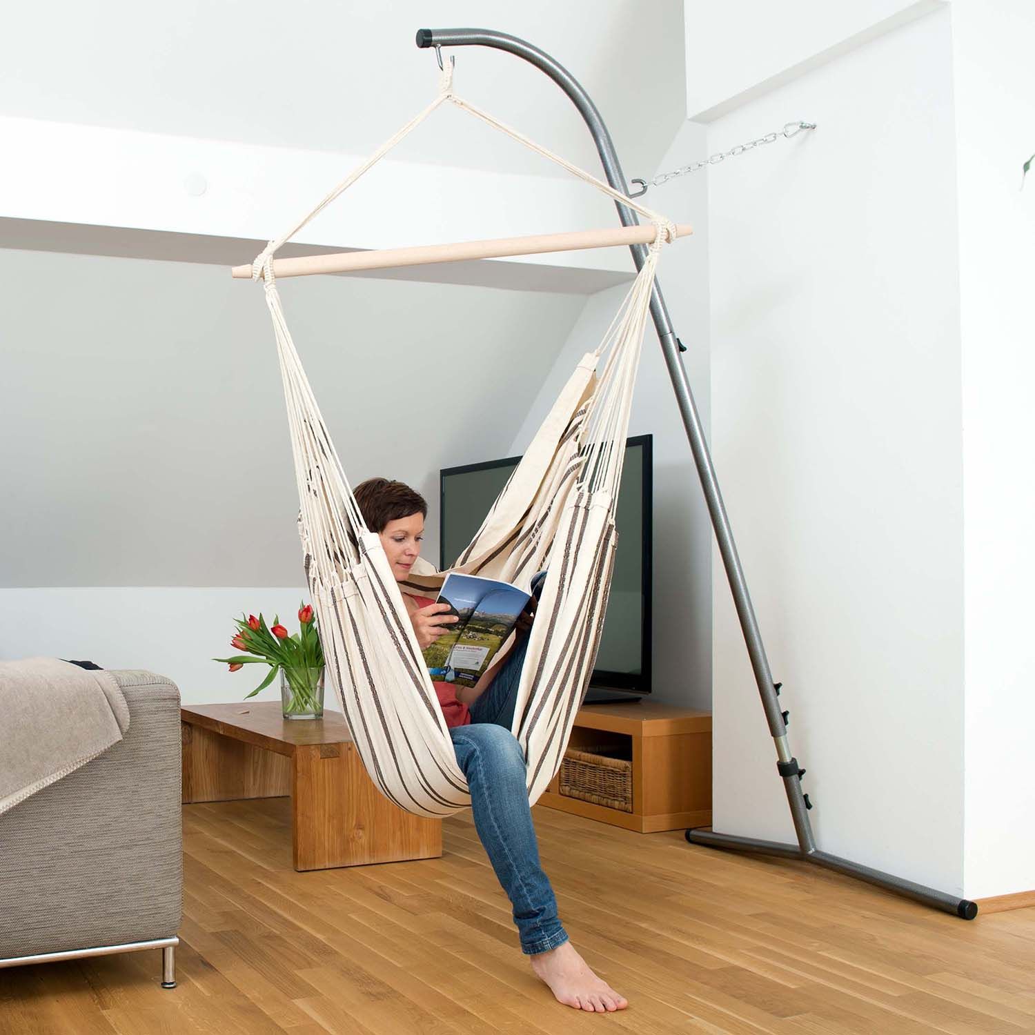 Support fauteuil suspendu palmera rockstone