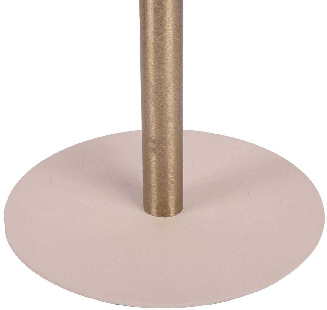 Table d'appoint en métal dex 40 cm (gris clair)