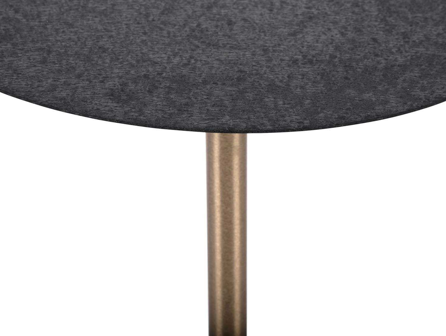 Table d'appoint en métal dex 40 cm (noir)