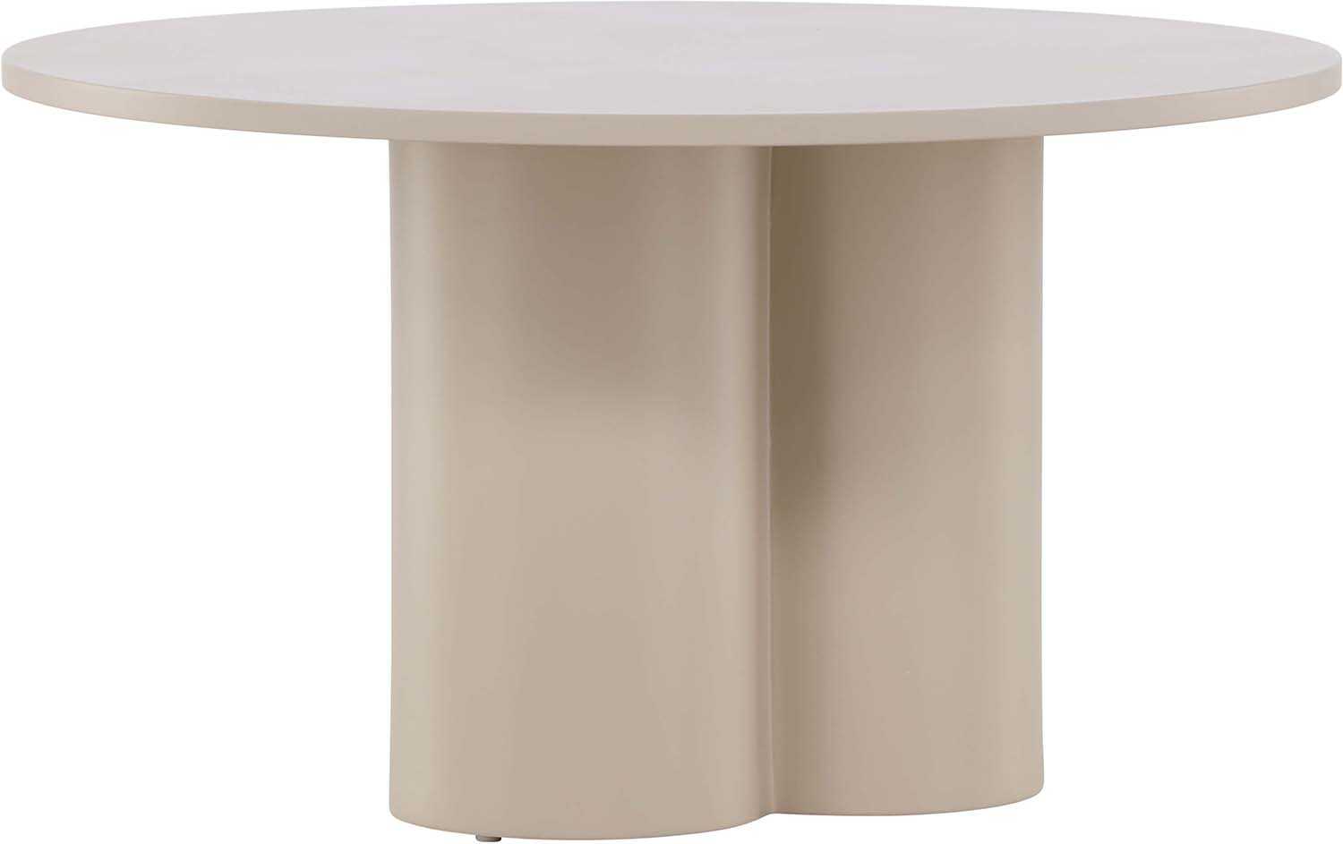 Table basse beige olivia (ronde : ⌀80 x 45 cm)