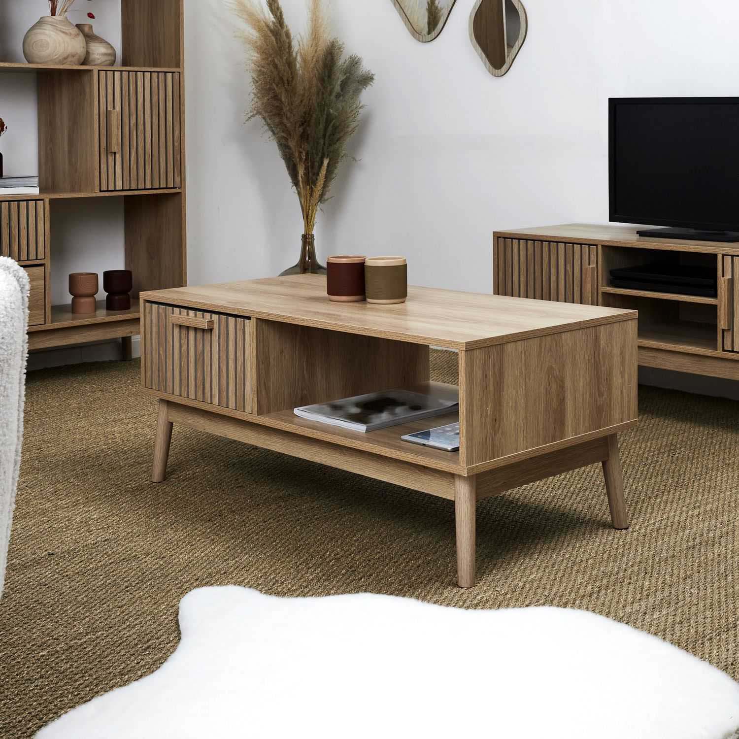 Table basse en bois klaus