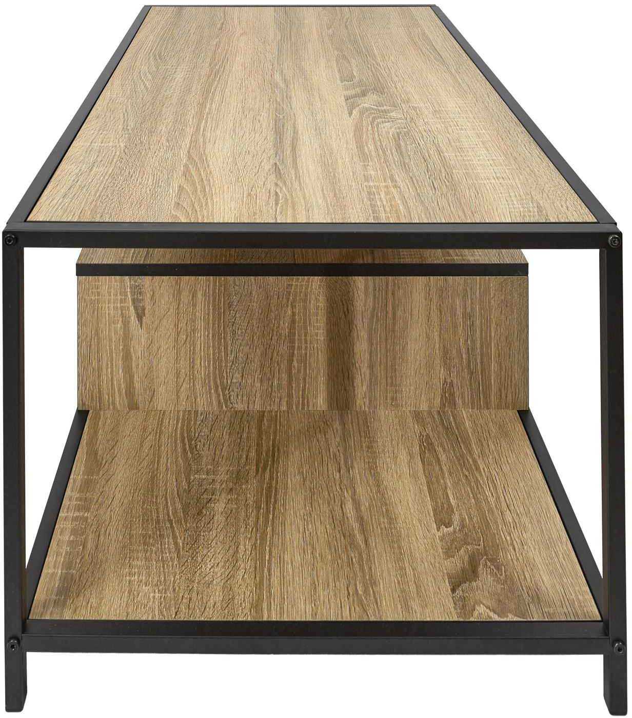 Table basse en bois et métal edison