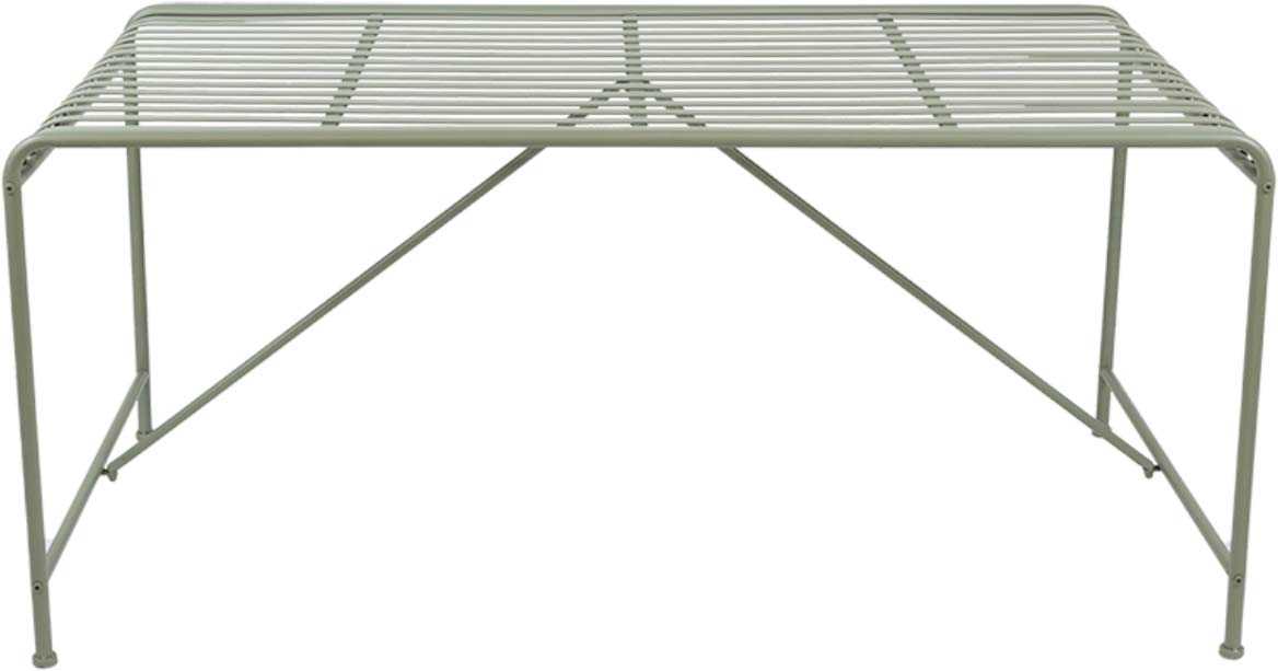 Table de repas extérieure en fer verdant voyage