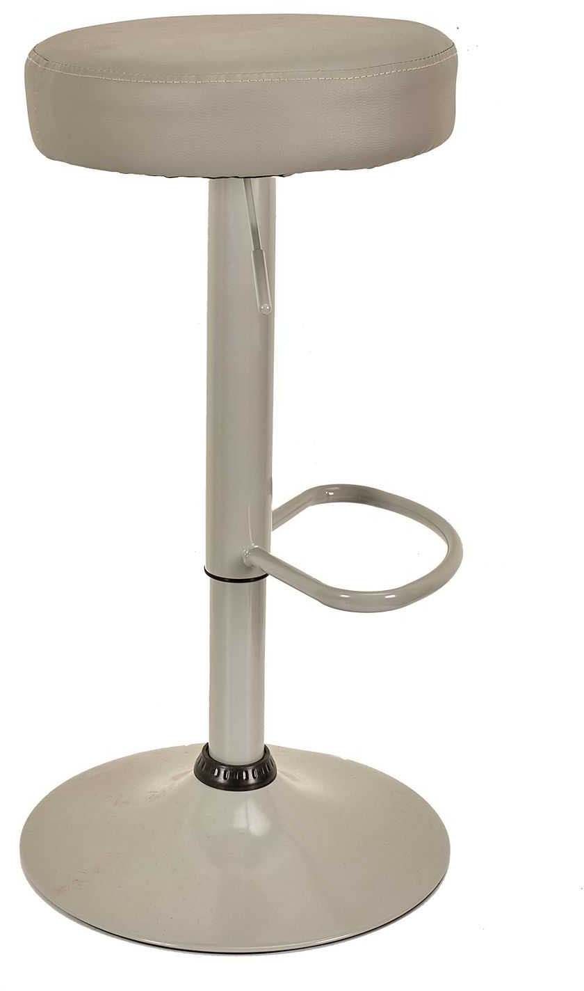 Tabouret de bar hauteur réglable mumford (lot de 2) (gris)