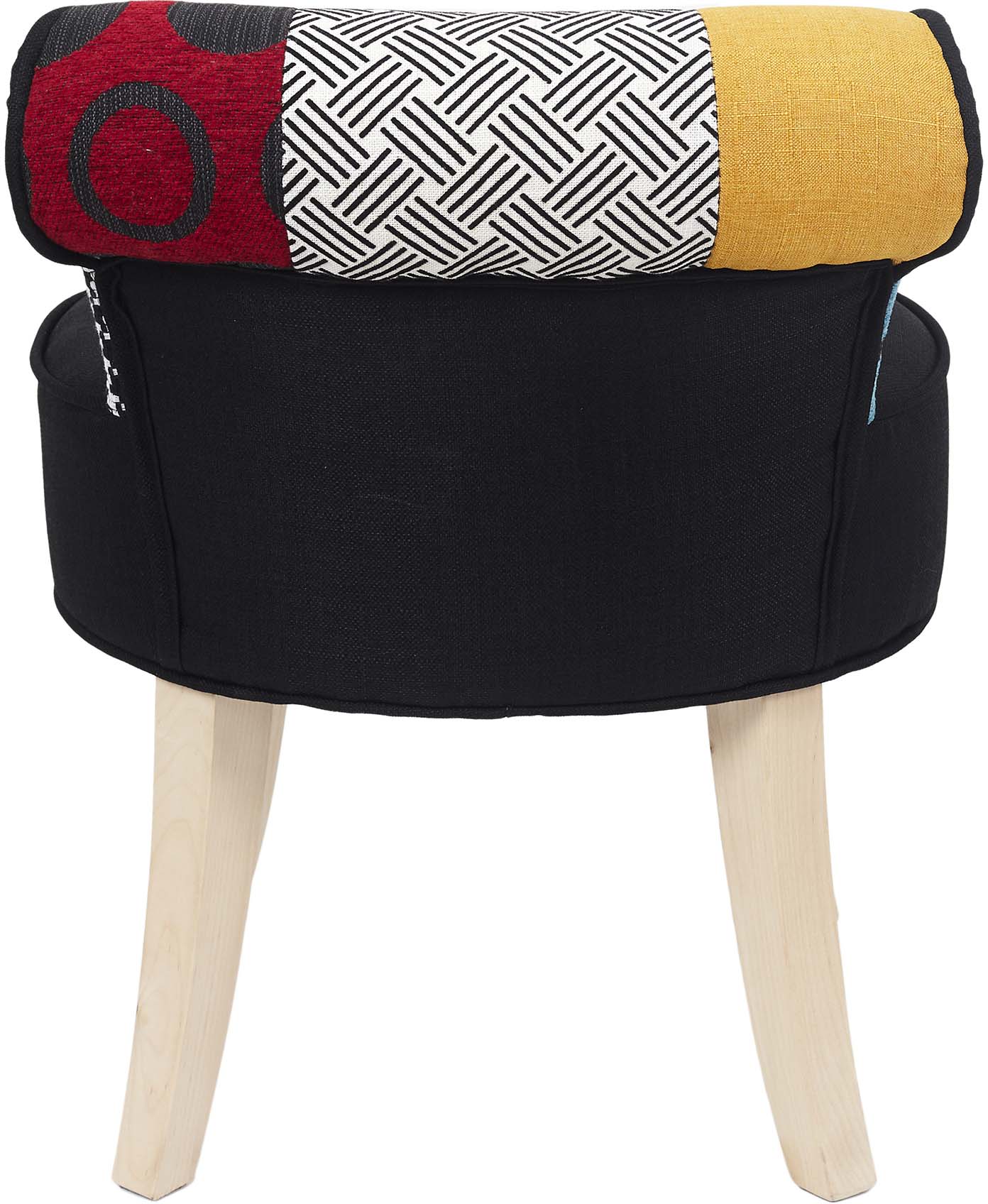 Tabouret bas patchwork eleonor (multicolore)