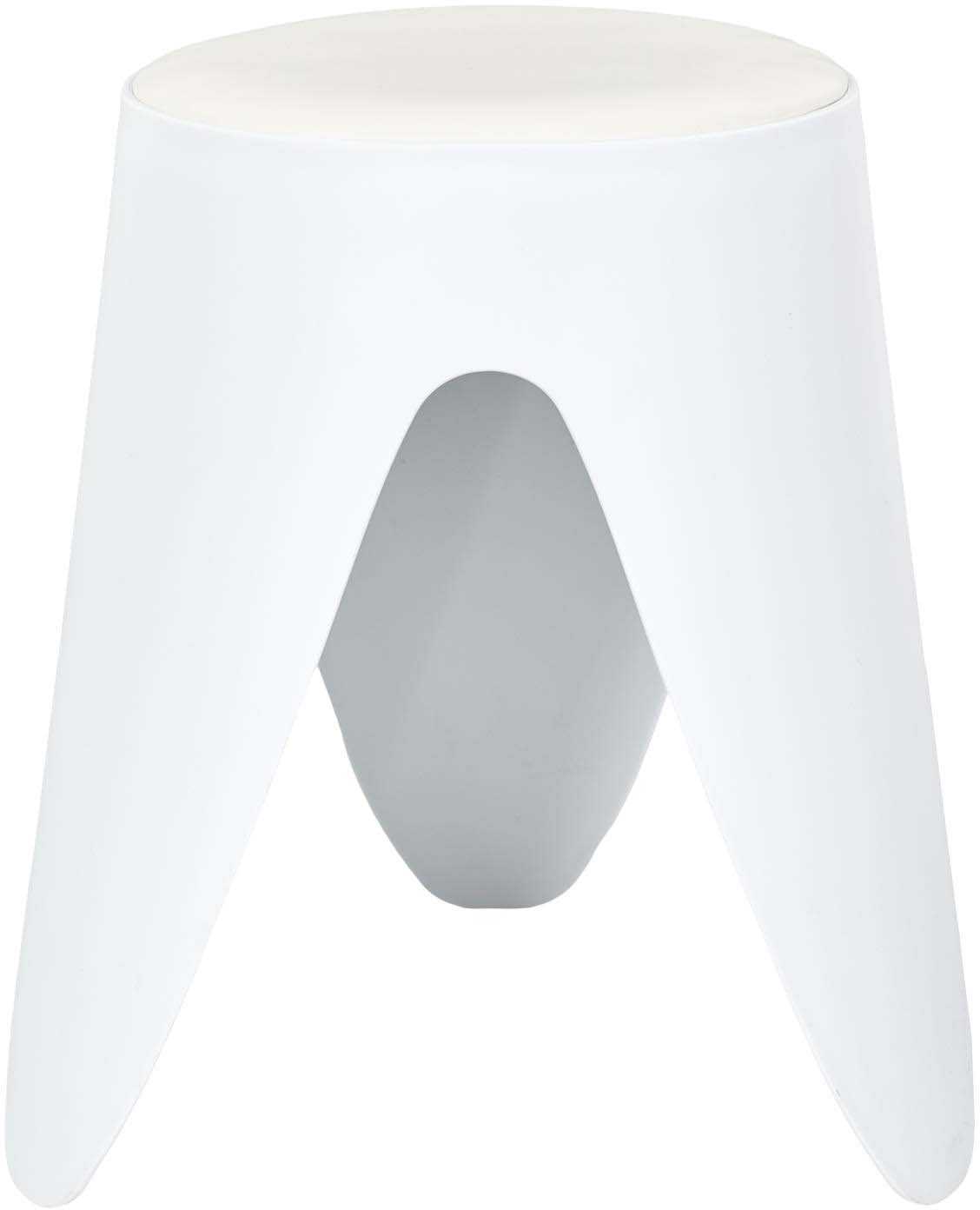 Tabouret empilable eve (blanc)