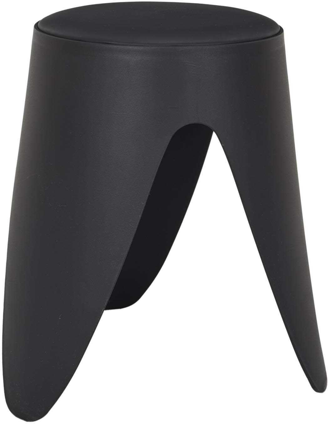 Tabouret empilable eve (noir)