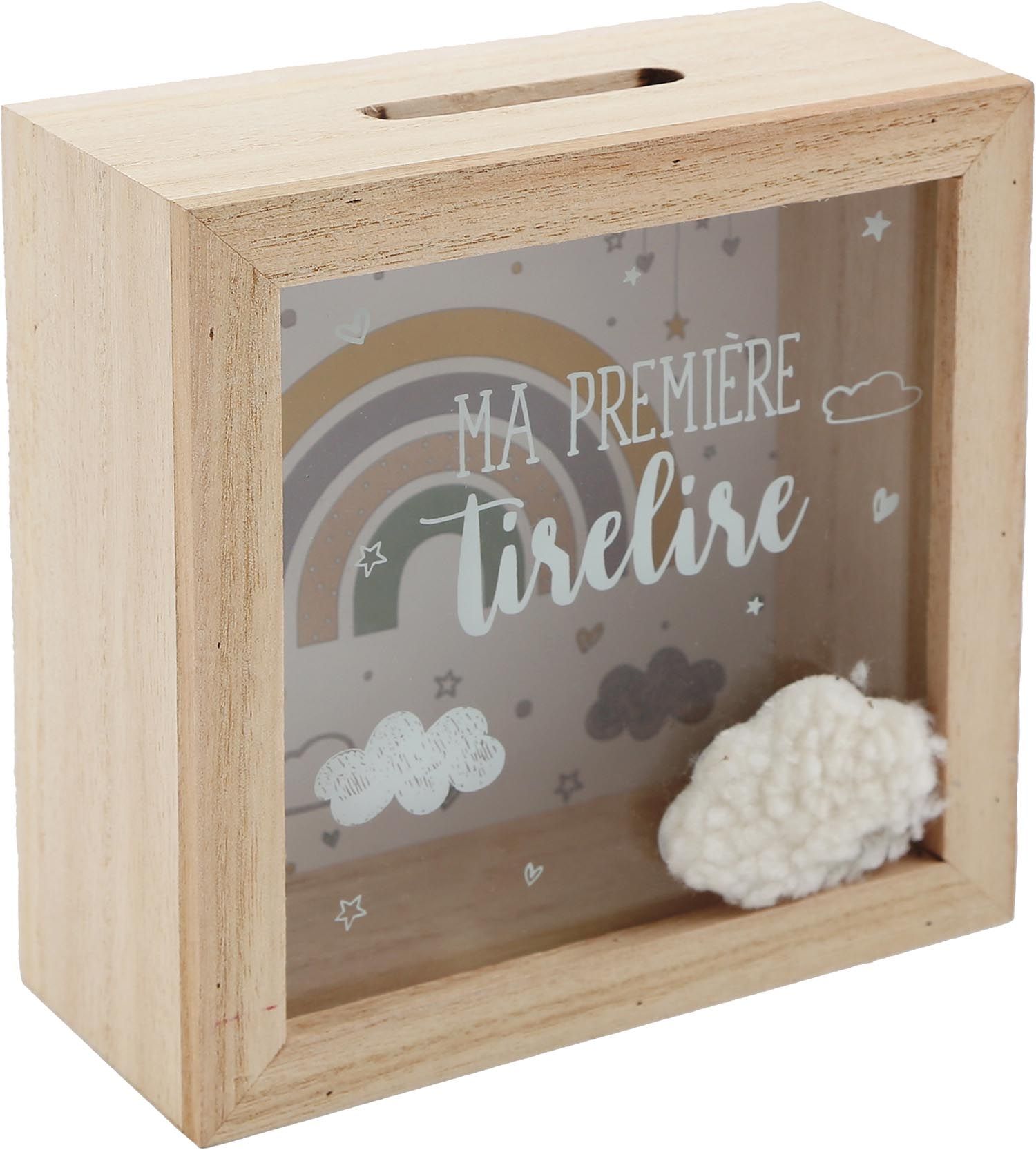 Tirelire enfant arc en ciel ma 1ere tirelire