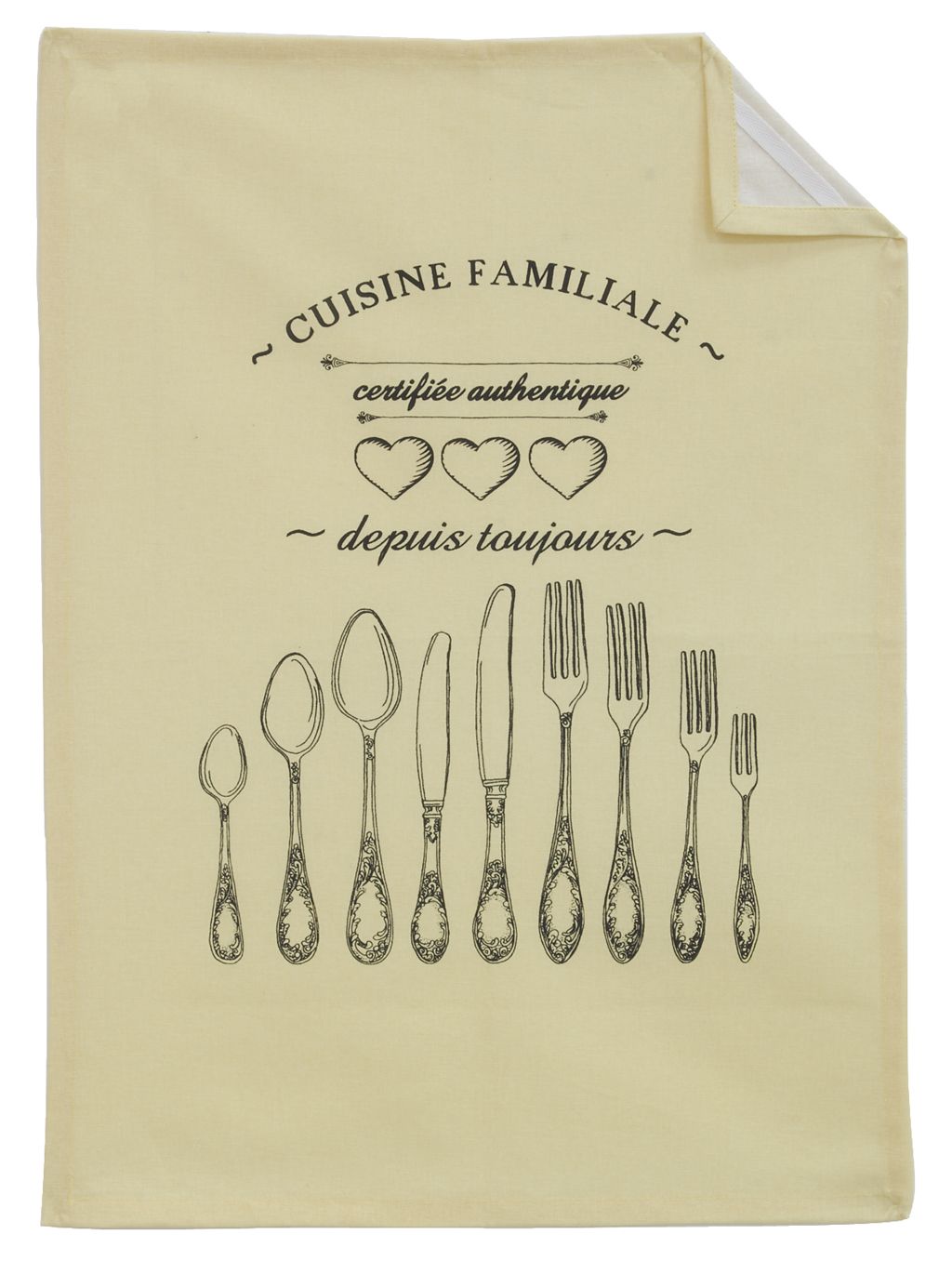 Torchon 100% coton (cuisine familiale)