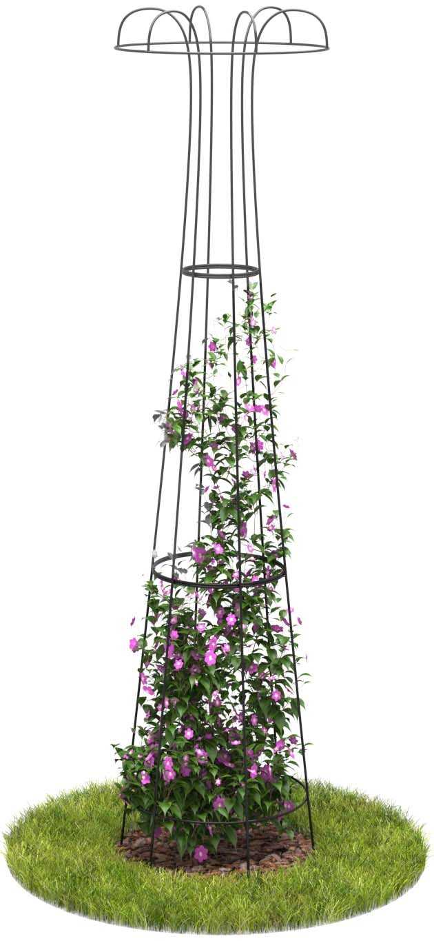 Treilli en acier 50 x 200 cm obelisk (brut)