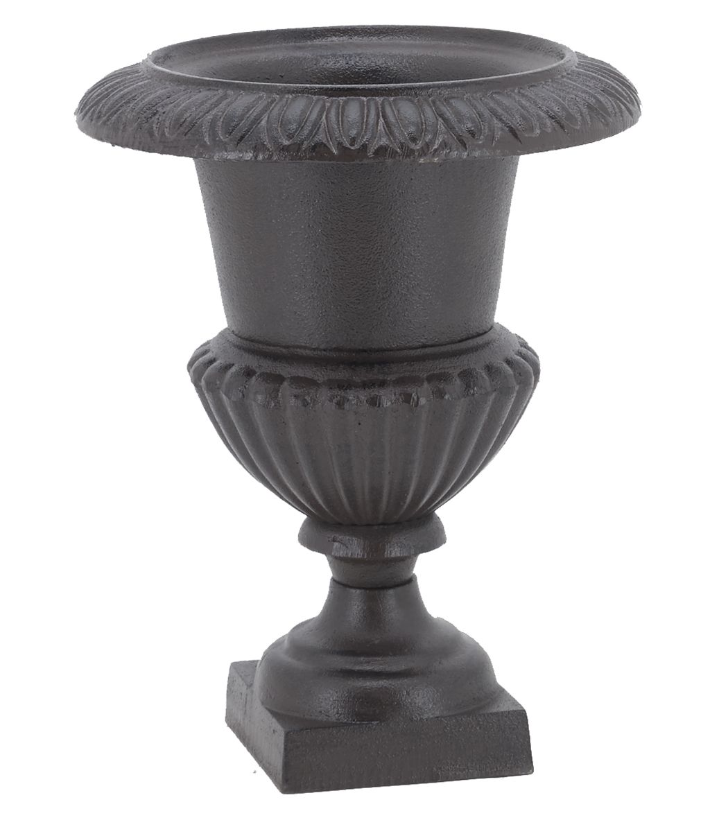 Vase médicis en fonte (fonte noire)