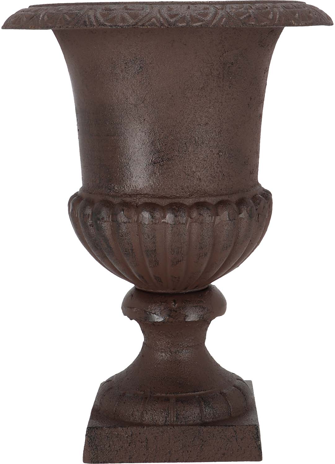 Vase médicis en fonte (hauteur 42 cm)