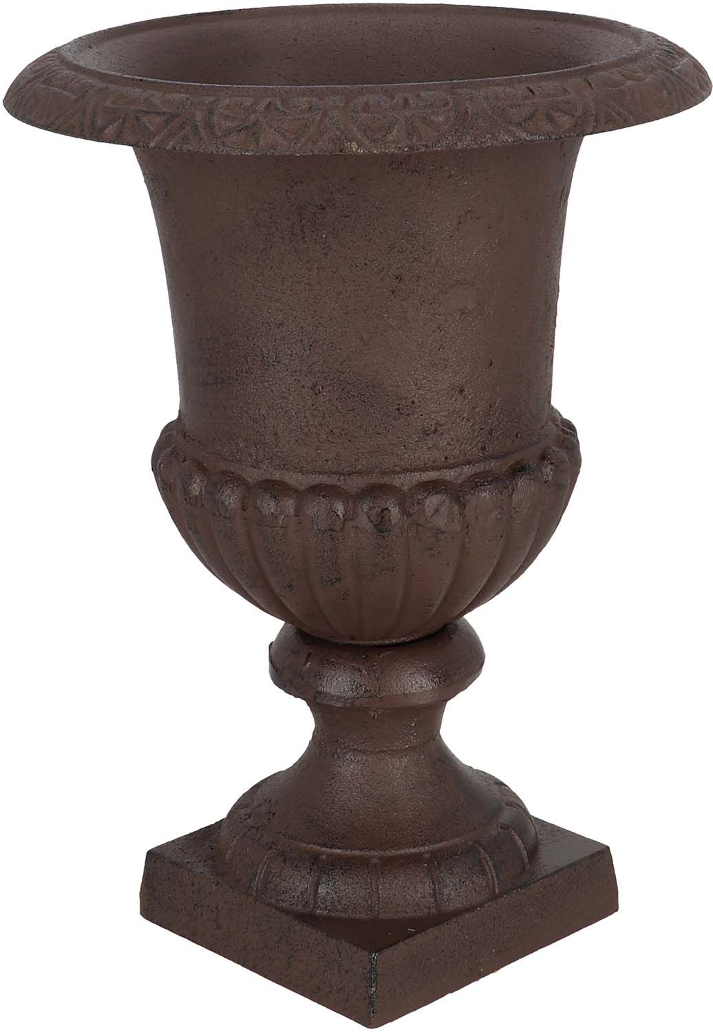 Vase médicis en fonte (hauteur 42 cm)