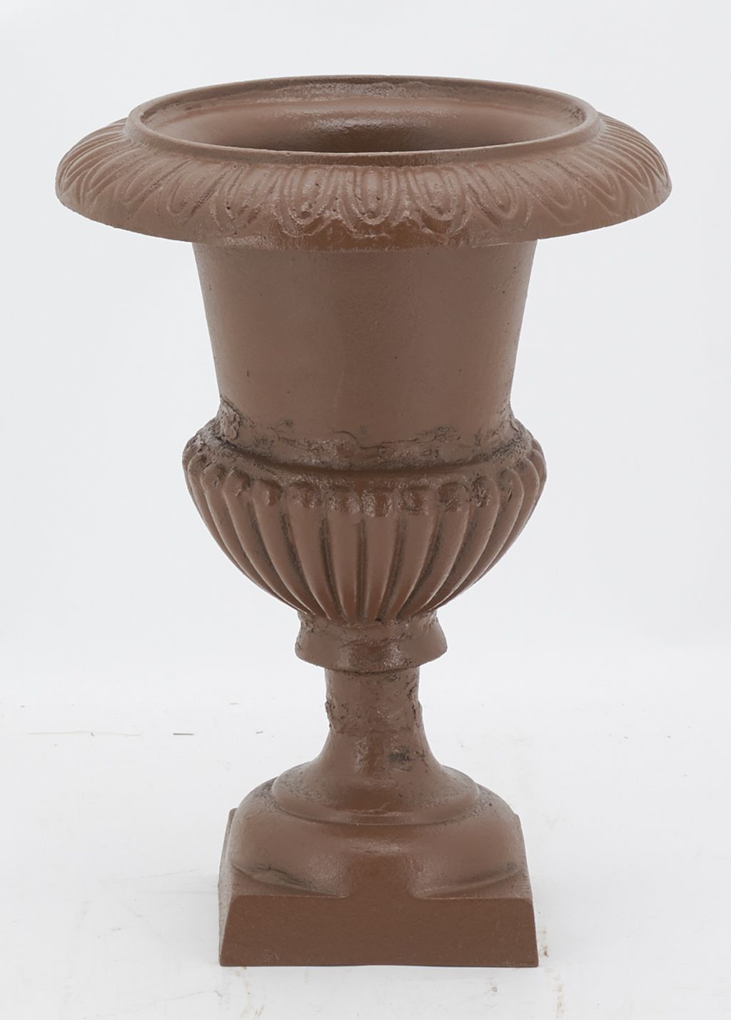 Vase médicis en fonte (fonte rouille)