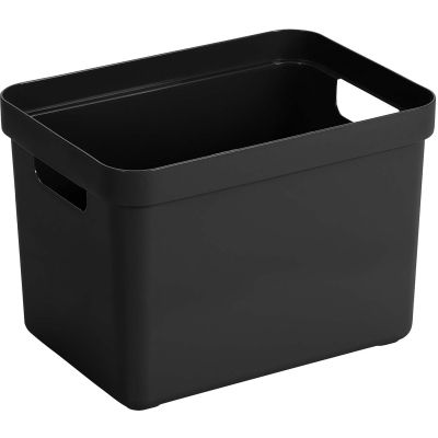 Boîte de rangement sigma home box 18l (noir)