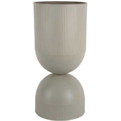 Cache pot en métal réversible tonar (gris - xl)