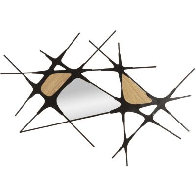 Décoration murale avec miroir absy 114 x 2 x 80 cm