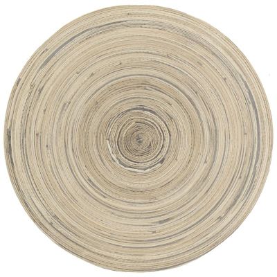 Dessous de plat en bambou naturel et noir