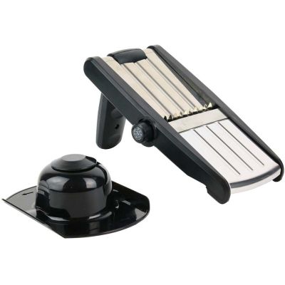 Mandoline avec lames en acier inoxydable (noir)