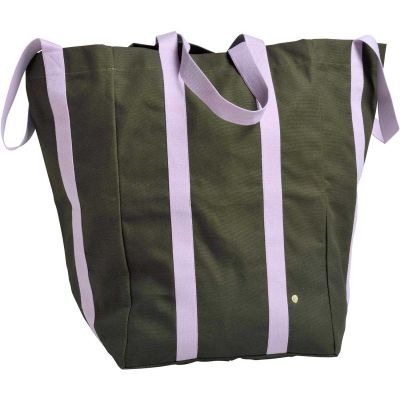 Maxi sac en coton bio poppins 48 x 33 x 33 cm (kale)