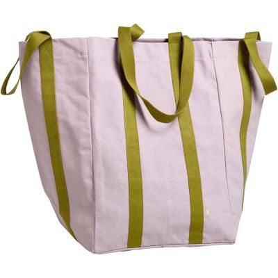 Maxi sac en coton bio poppins 48 x 33 x 33 cm (poivre rose)