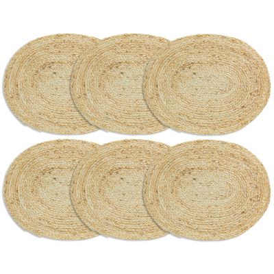 Sets de table en jute (lot de 6)