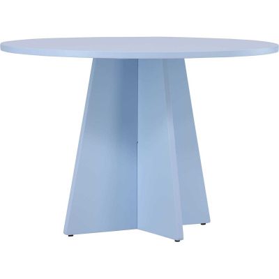 Table de repas ronde ⌀110 cm bootcut (bleu)