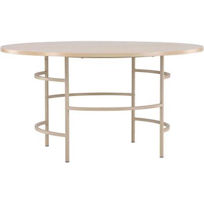 Table de repas ronde ø140 cm copenhagen (beige)