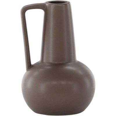 Vase en grès lane (marron)