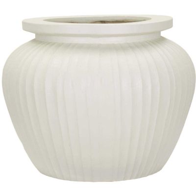 Vase en magnésie chil 48 x 38 cm
